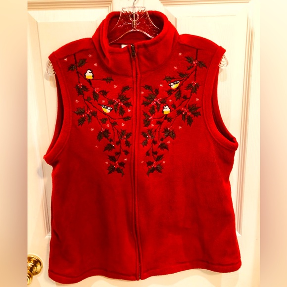 Rebecca Malone | Jackets & Coats | Rebecca Malone Red Holly Berries ...
